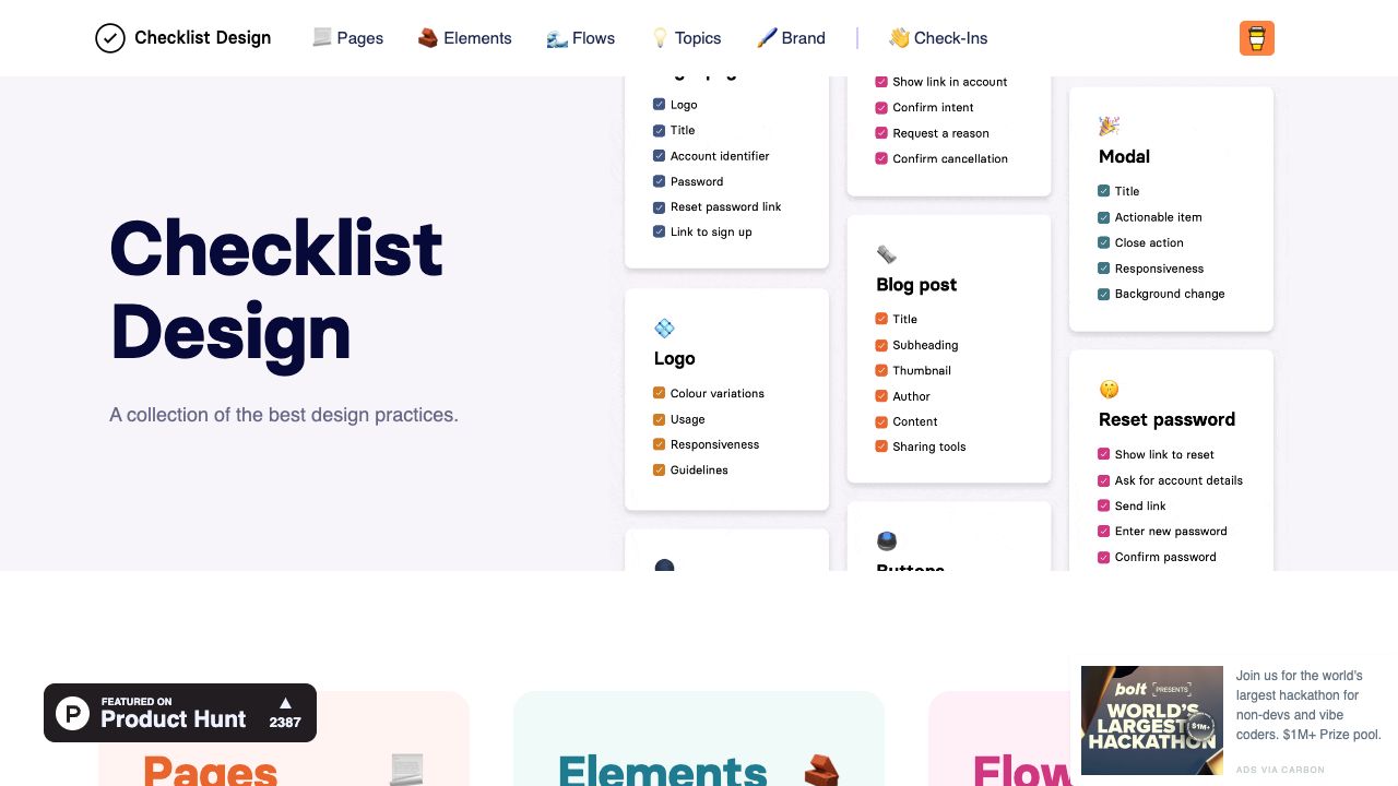 Checklist Design - Tools Directory | Toolidx