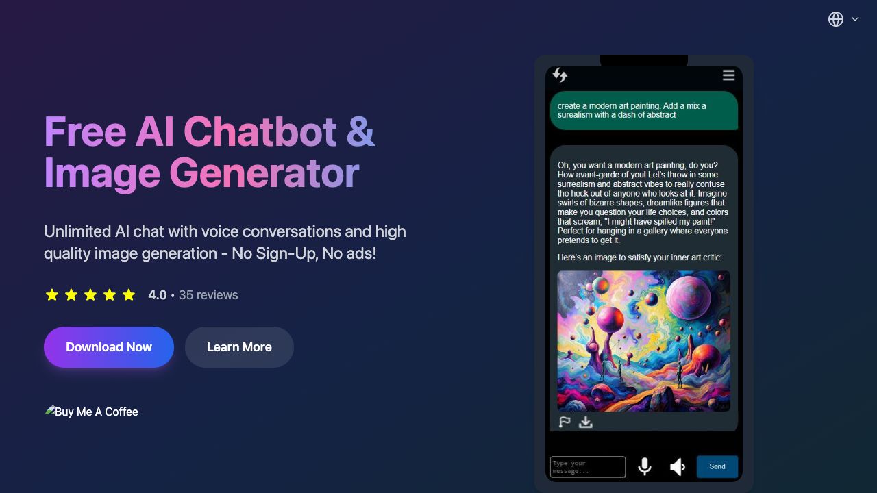 Unlimited AI Chat & Image Generation - Tools Directory | Toolidx