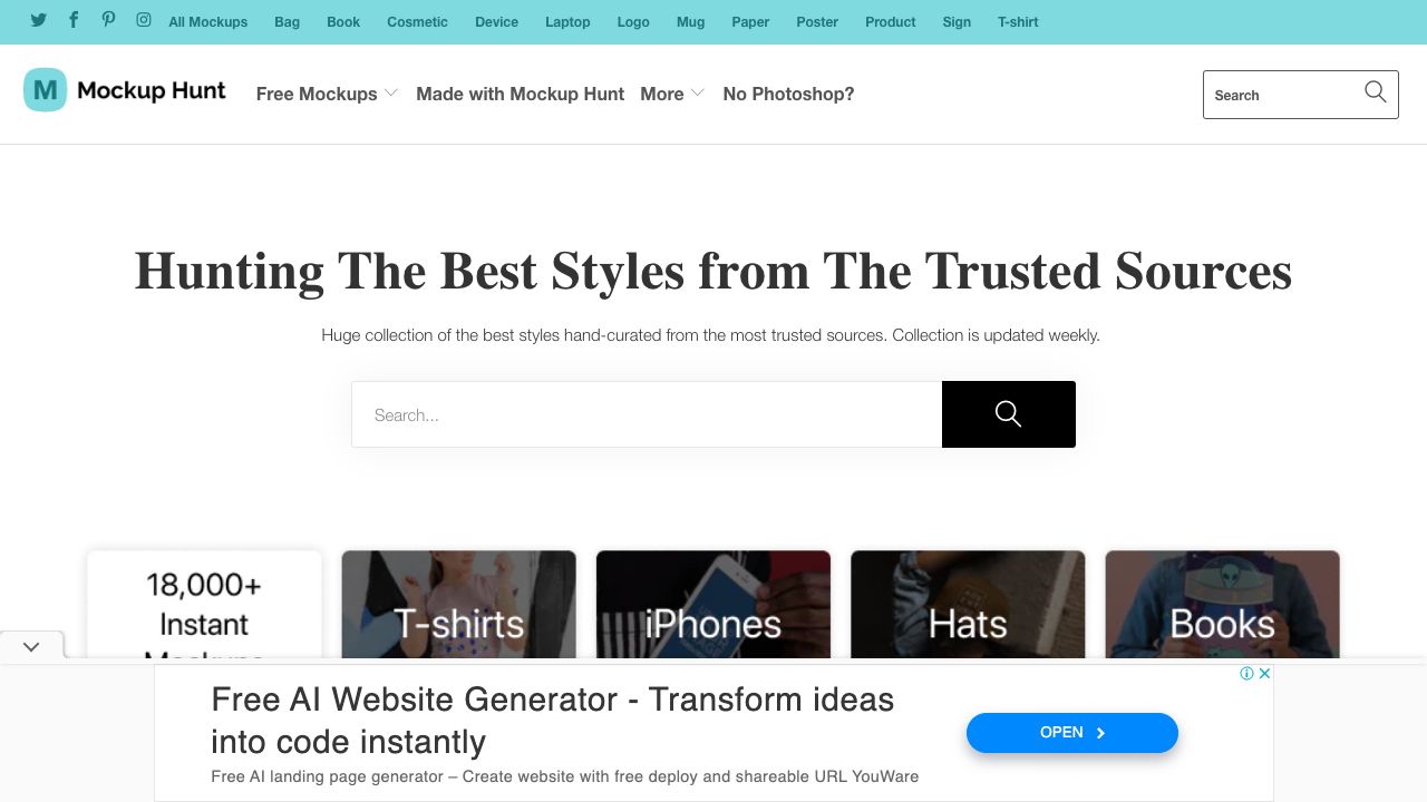 MockupHunt - Tools Directory | Toolidx