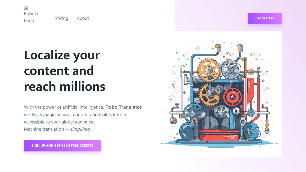Robo Translator - Tools Directory | Toolidx