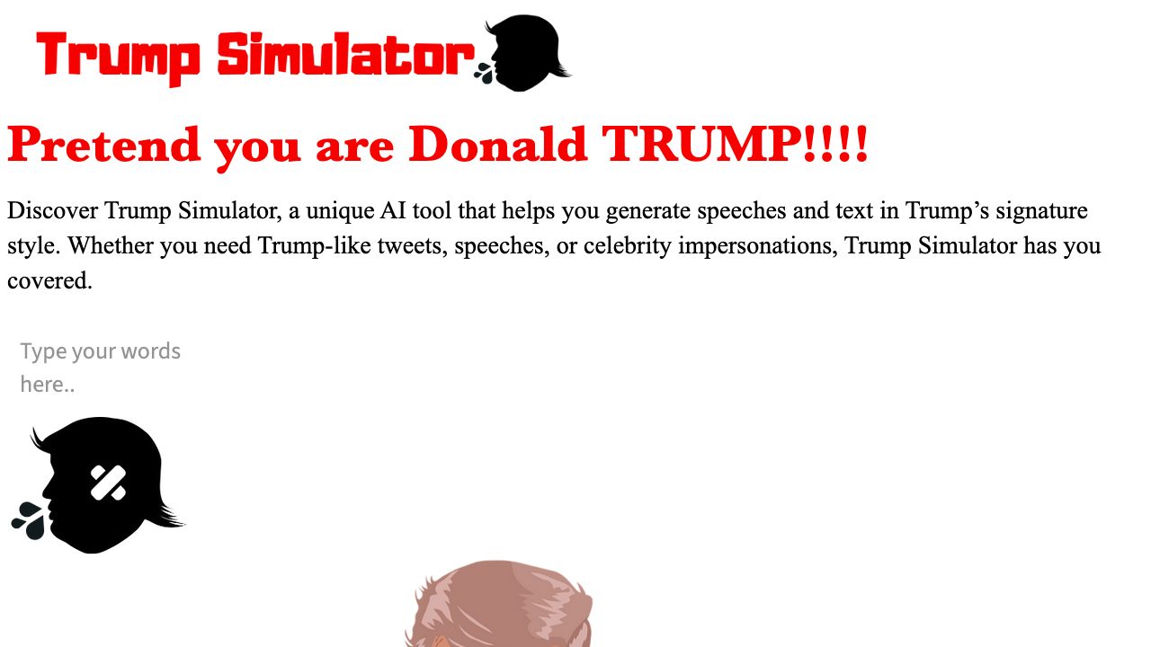 Trump Simulator - Directorio de Herramientas | Toolidx